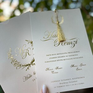 Elegant Pearl White Wedding Invitation, Pearl White Invitation ...