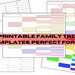 Blank Printable A4 Family Tree Template - 5 Generations - Etsy