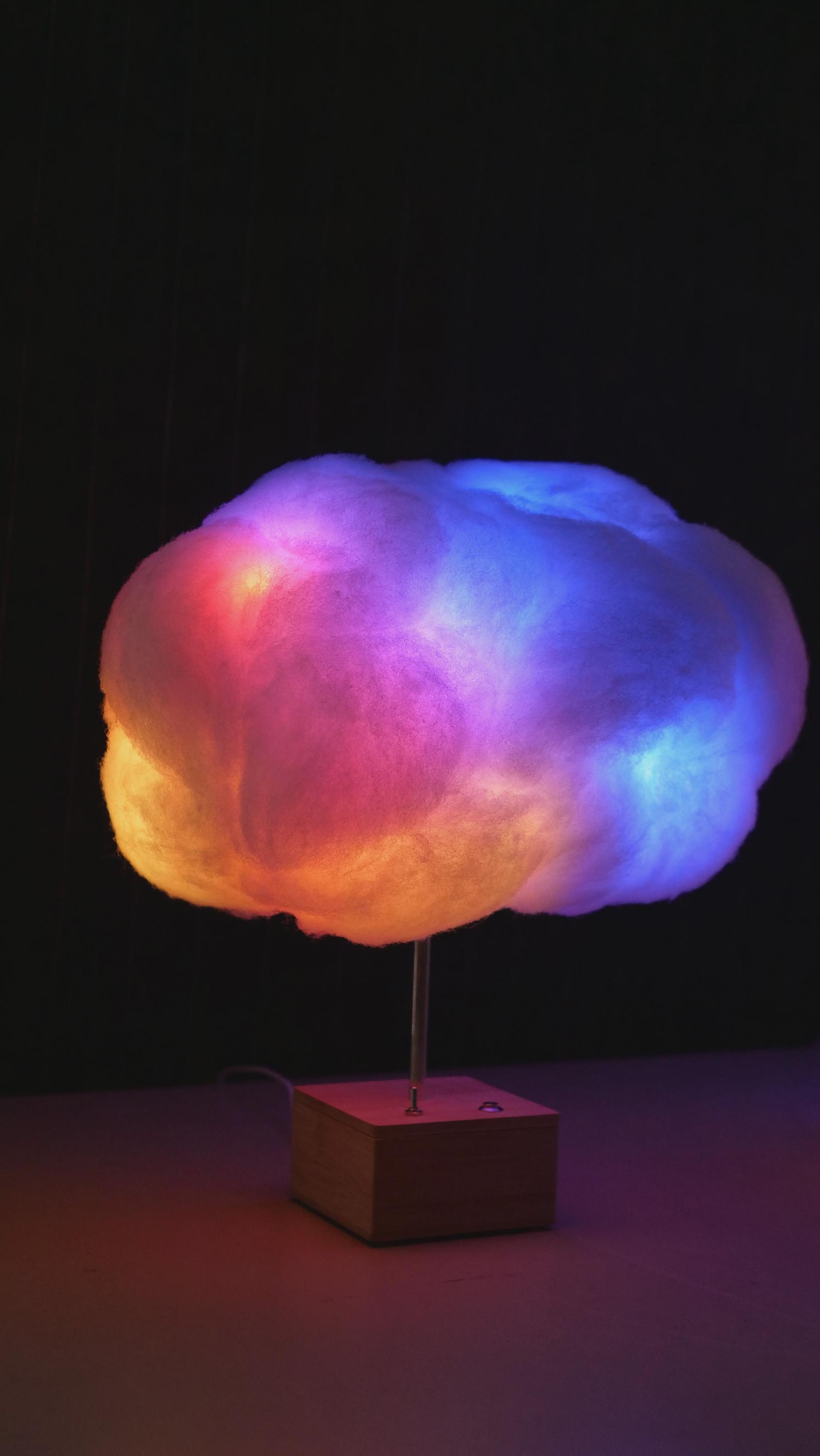 LED Interactive Cloud Lamp - Etsy