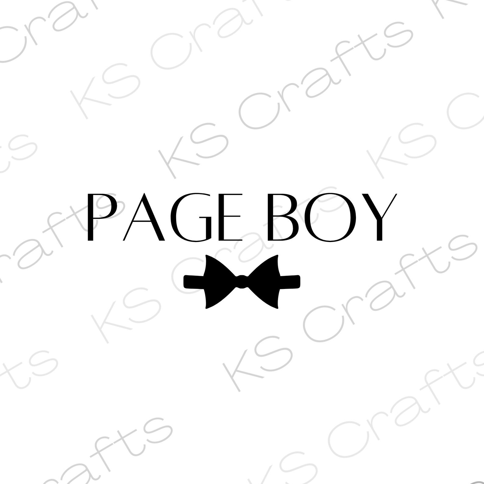 Page Boy SVG PNG JPEG, Wedding Digital Prints, Digital Download ...
