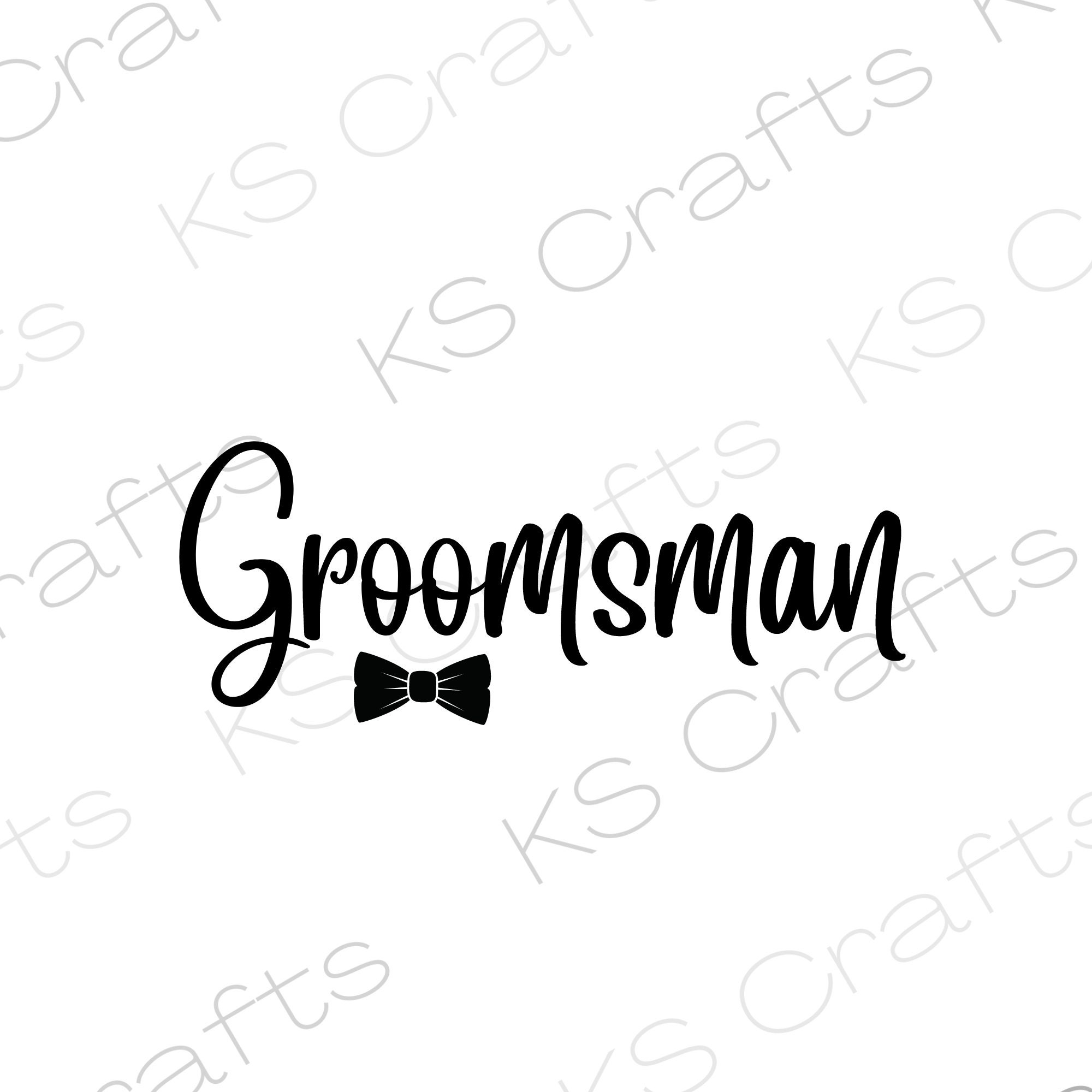 Groomsman SVG PNG JPEG, Wedding Digital Prints, Digital Download Text ...