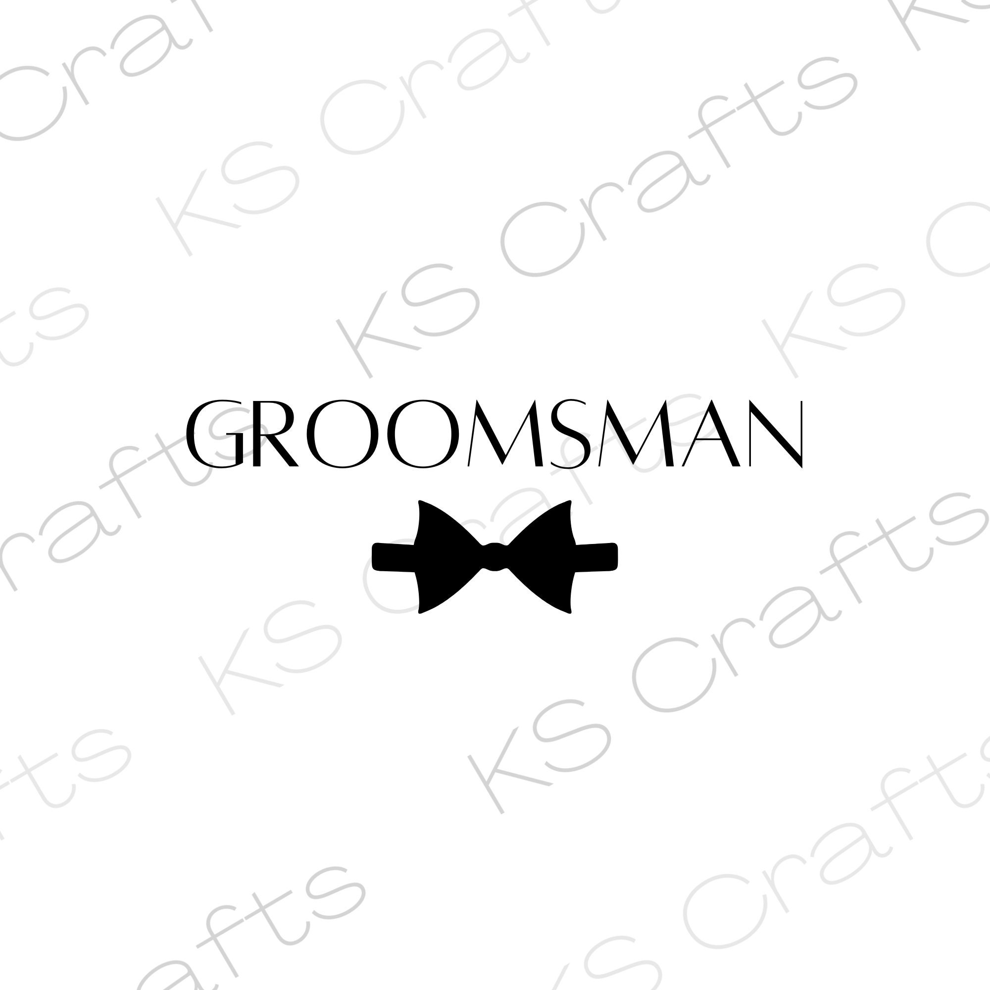 Groomsman SVG PNG JPEG, Wedding, Digital Text, Digital Print Download ...