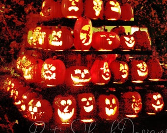 Jack-o-lantern Phone Wallpaper - Etsy