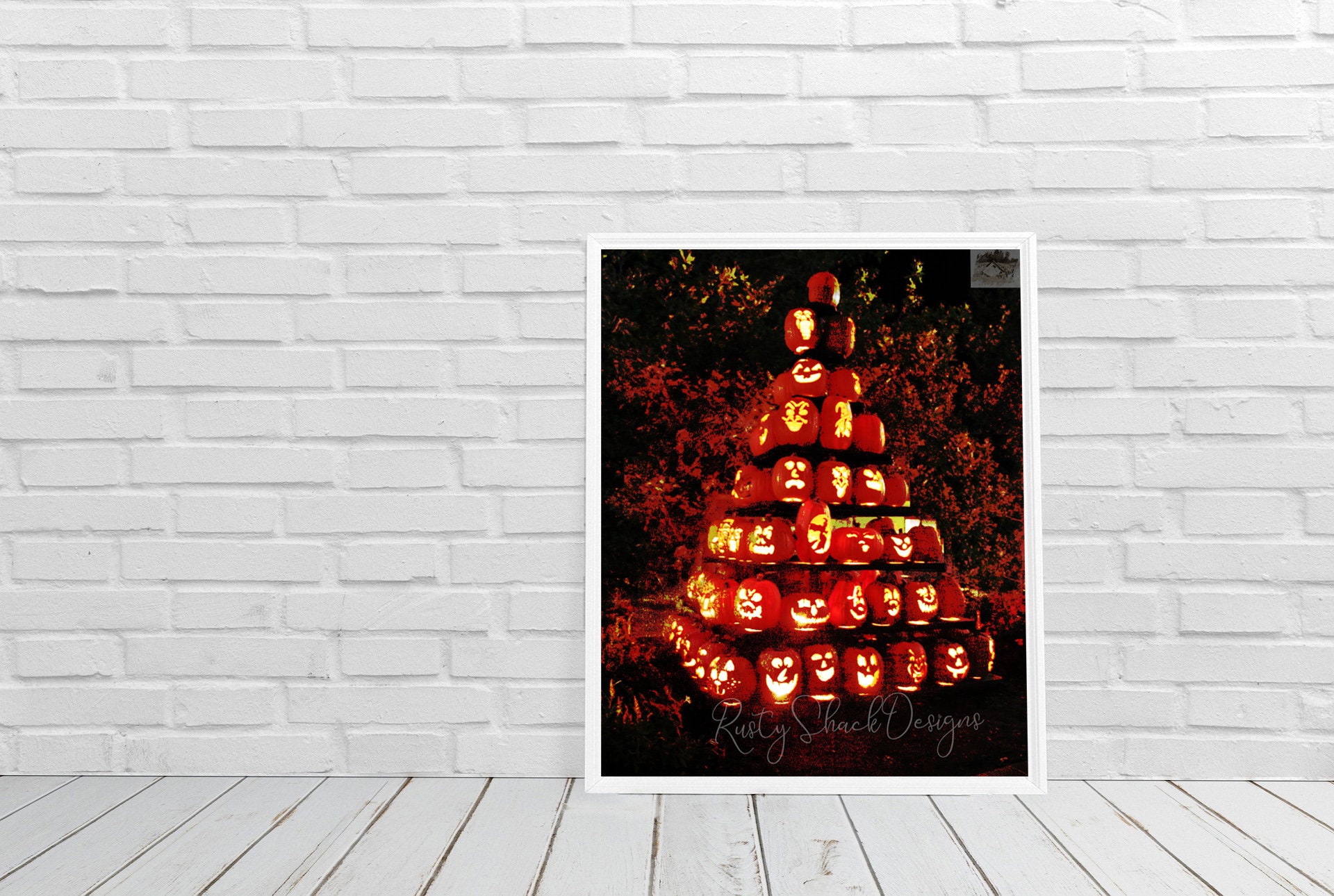 Jack-o-lantern Tree - Etsy