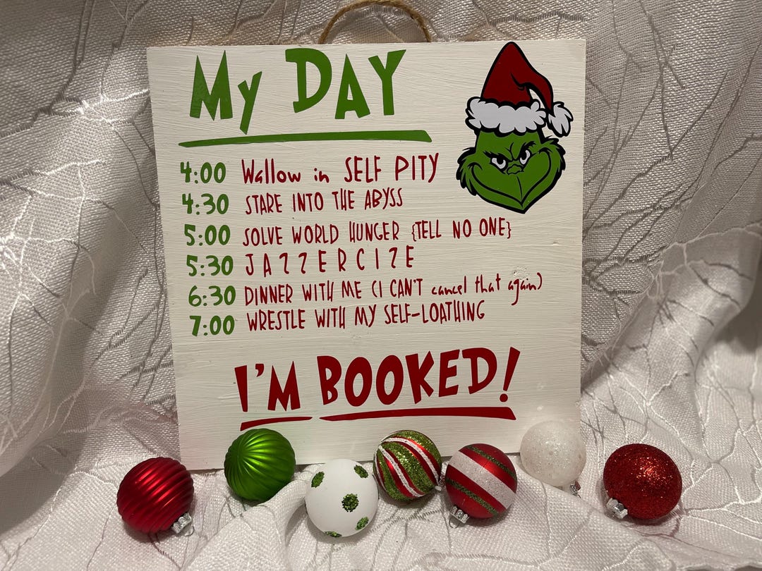 Grinch Christmas Wood Sign, Personalized Grinchmas Sign, Merry ...