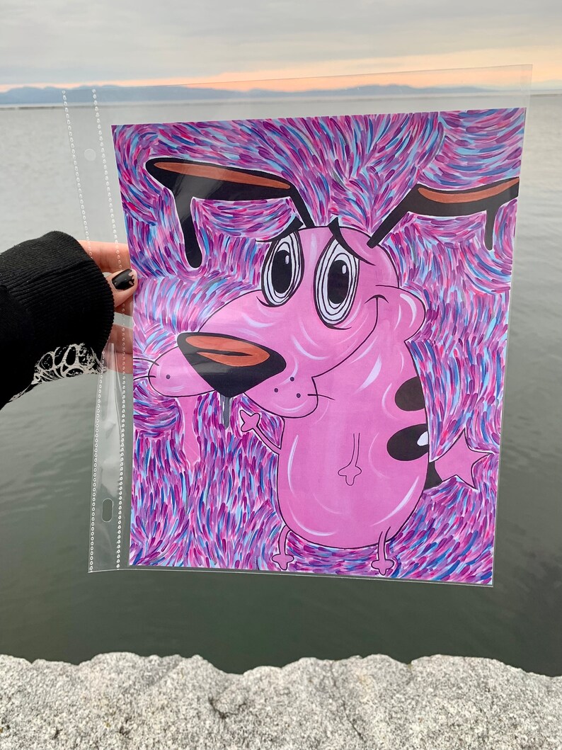 The Last Starmakers - Courage the Cowardly Dog Art Print - Etsy