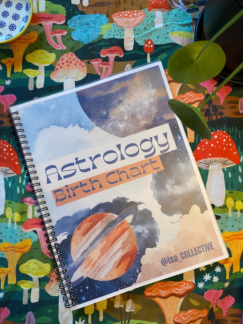 Personalized Astrology Birth Chart Book | Custom Natal Report, Journal ...