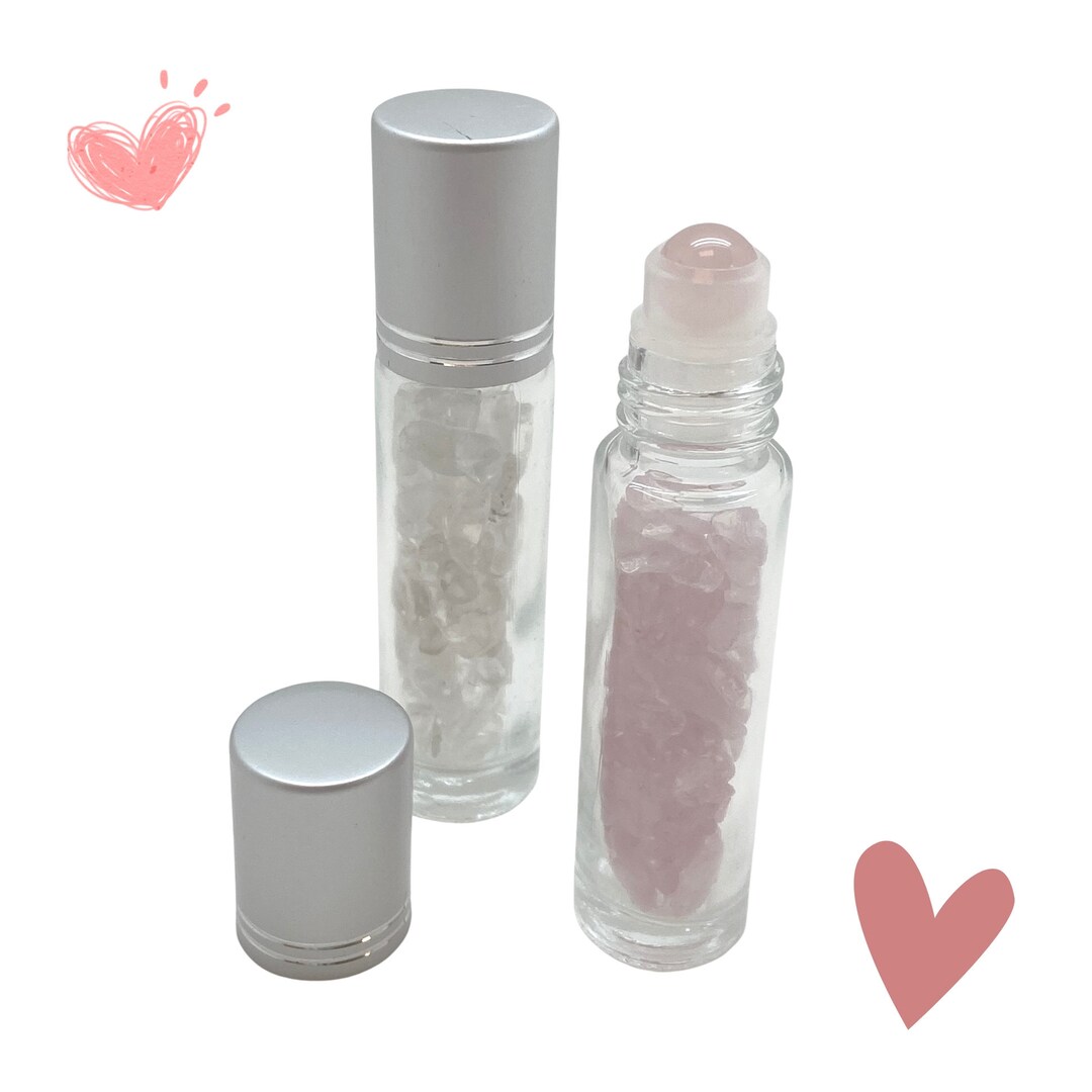 Gemstone Roller Ball Bottle | Roller Bottle With Lid | Gemstone ...