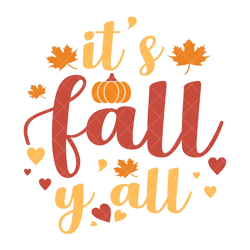 Its Fall Yall Clipart - Etsy