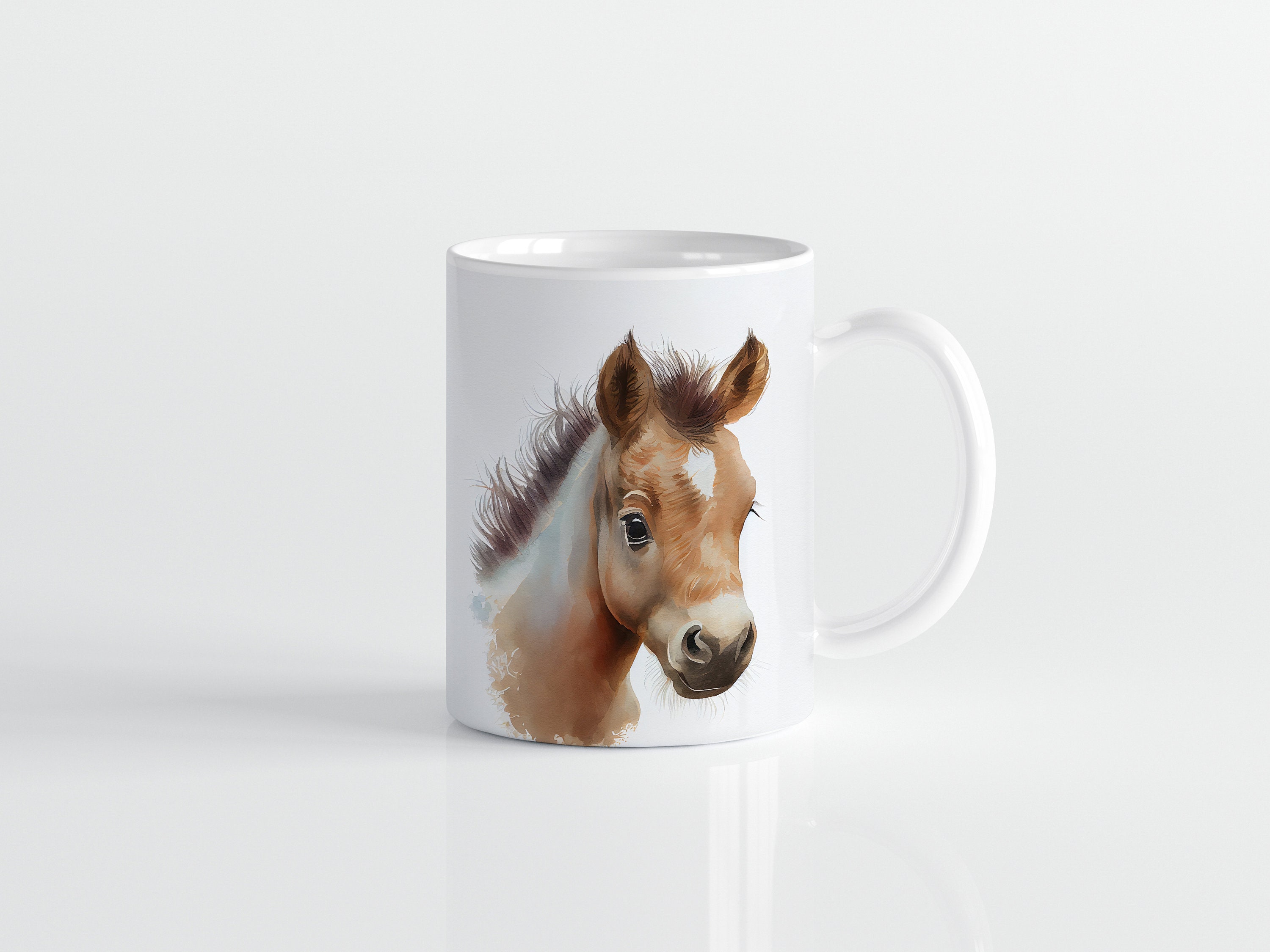 DIGITAL PRINTABLE, Baby Horse Watercolor Artwork - Etsy