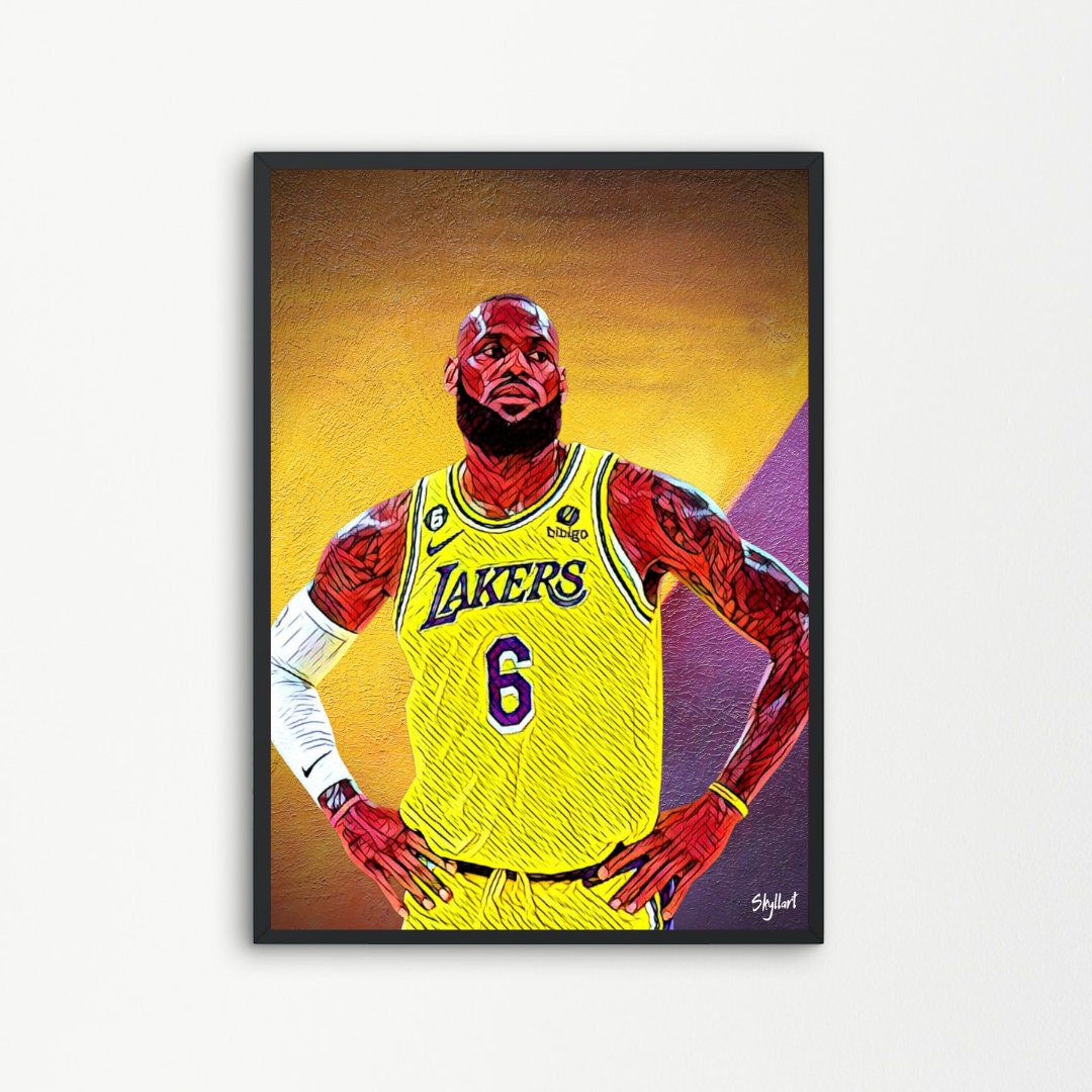 Lebron James Basketball USA | Printable Digital Downloadable | SKILLART ...