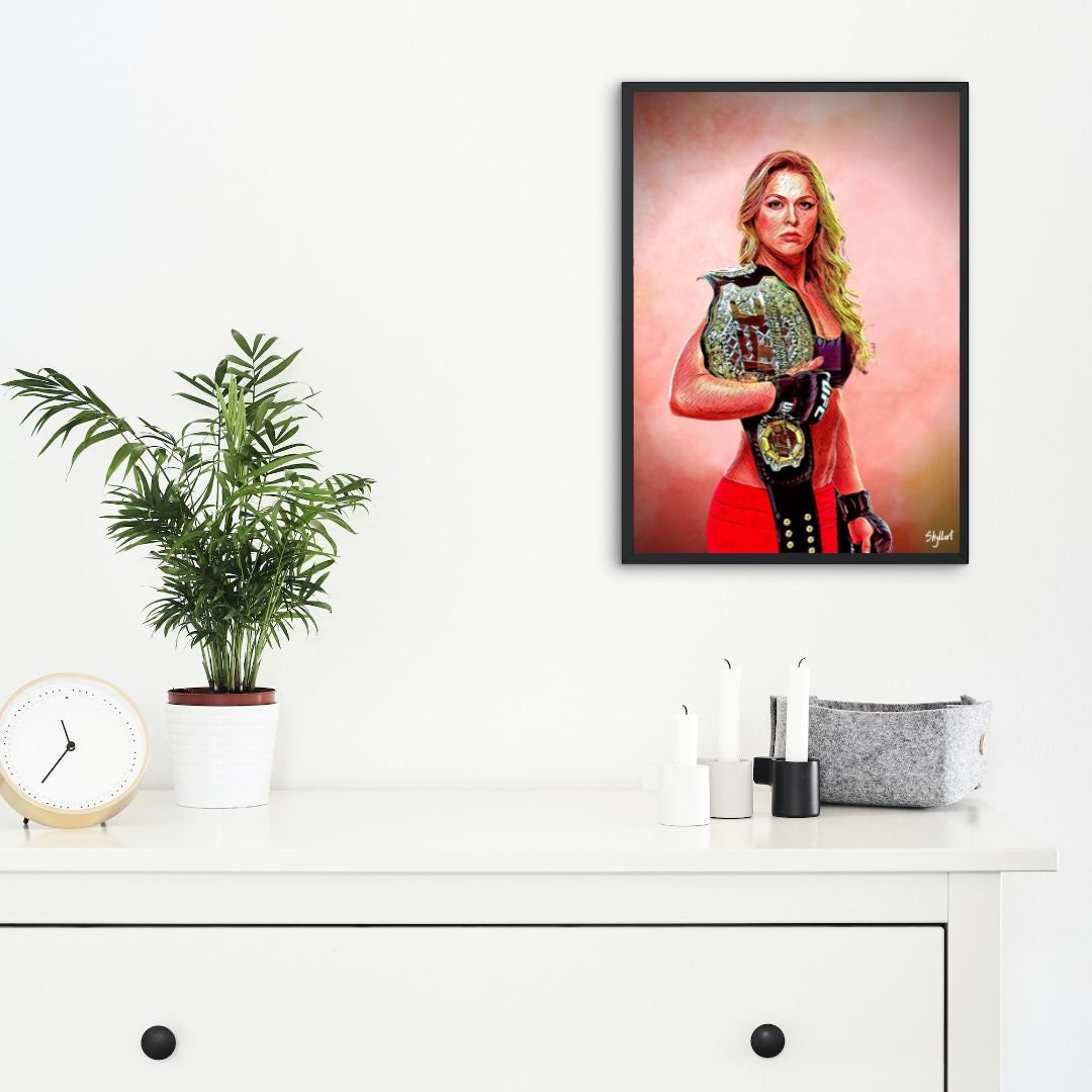 Ronda Rousey Wrestling MMA Printable Digital Downloadable - Etsy