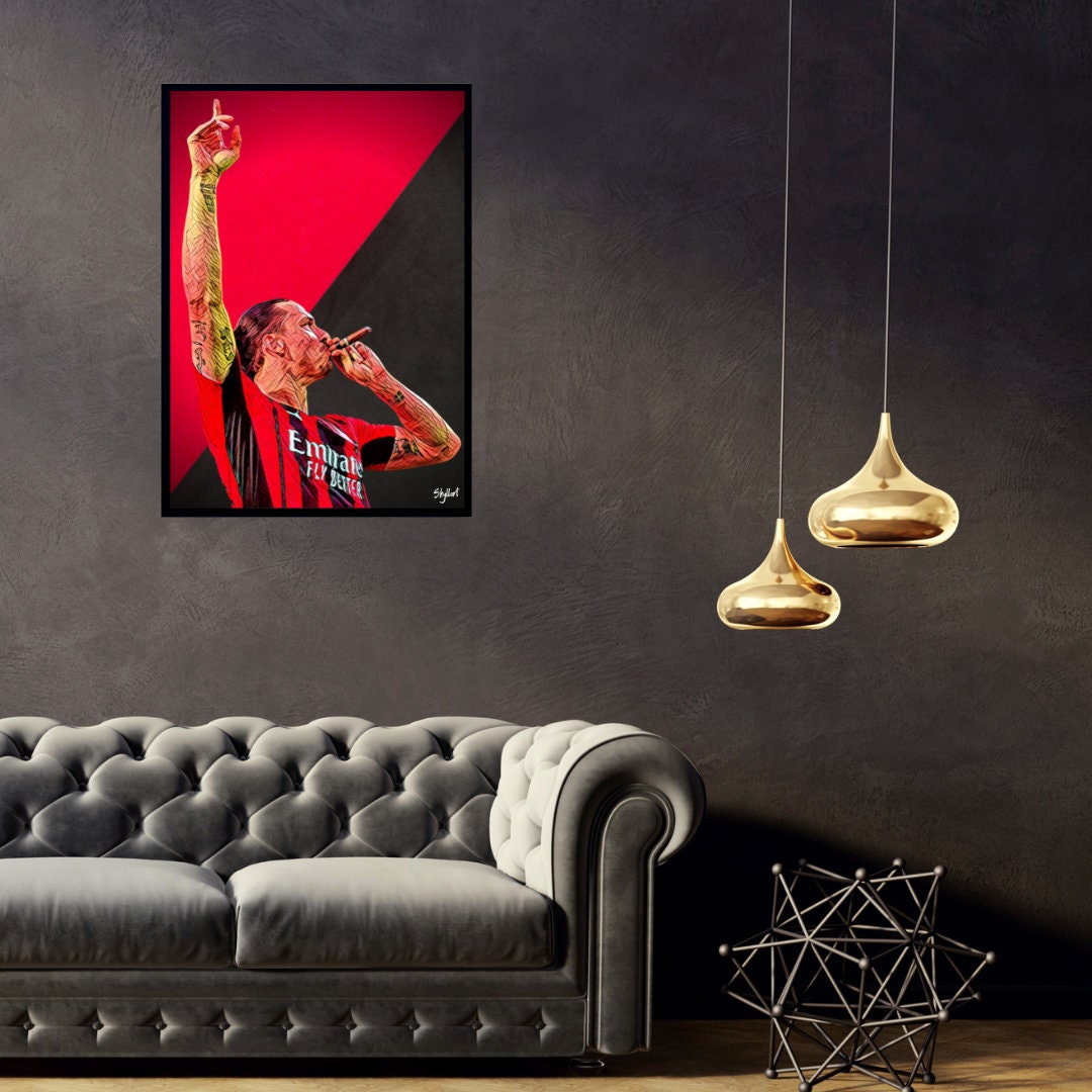 Zlatan Ibrahimovic AC Milan Cigar Serie A Scudetto Football - Etsy