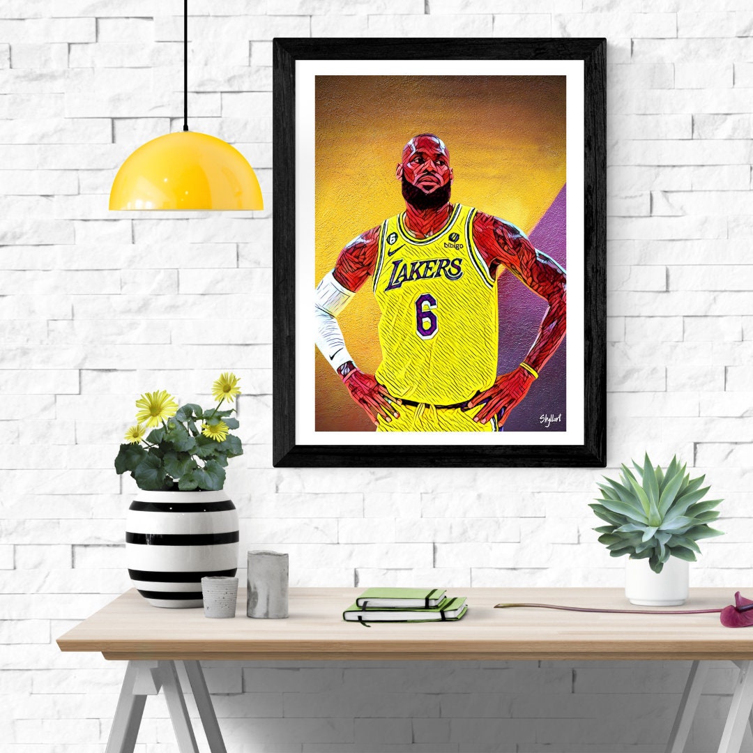 Lebron James Basketball USA | Printable Digital Downloadable | SKILLART ...