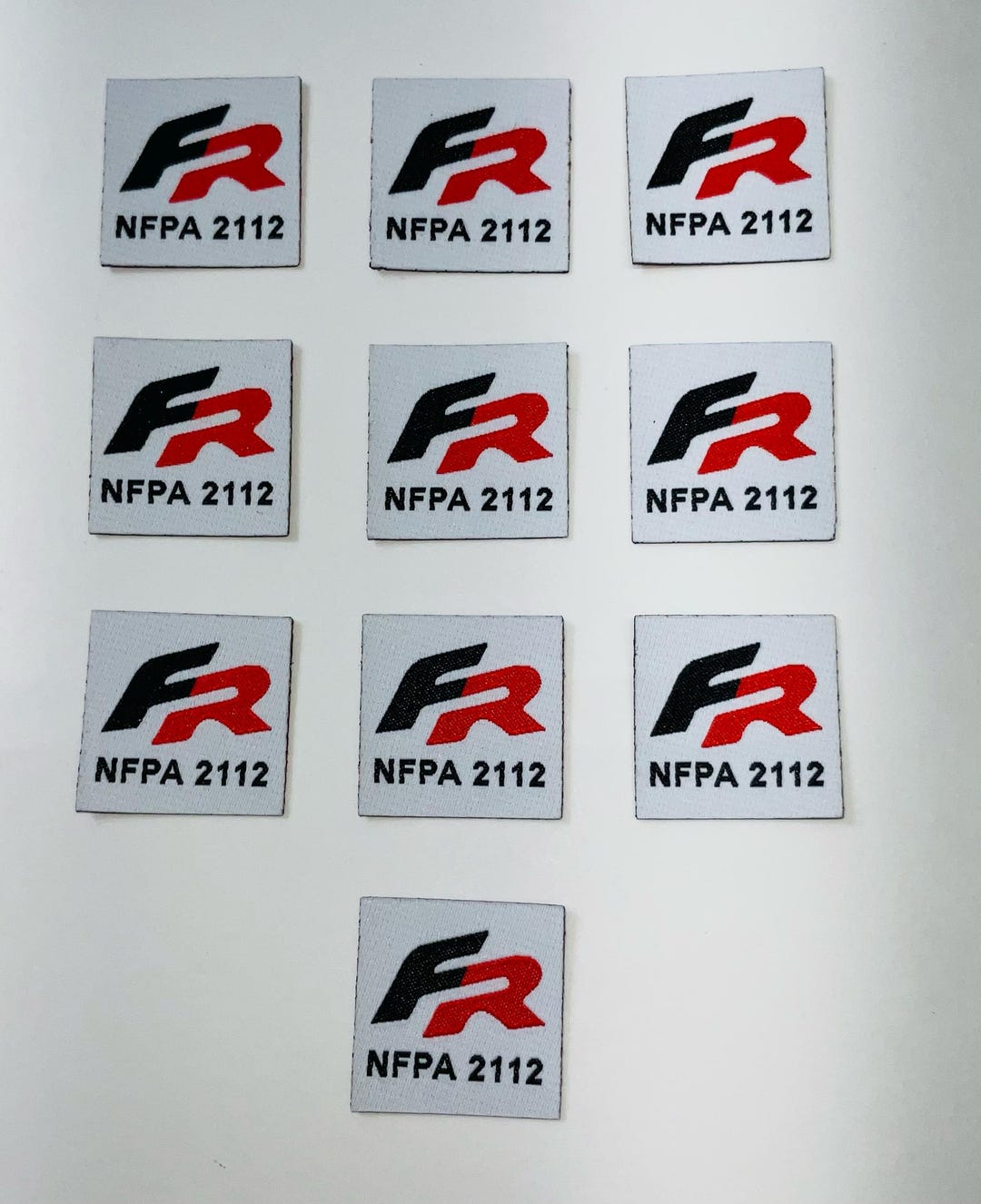 10 Pc NFPA 2112 FR Iron on Replacement Patch Red/black - Etsy