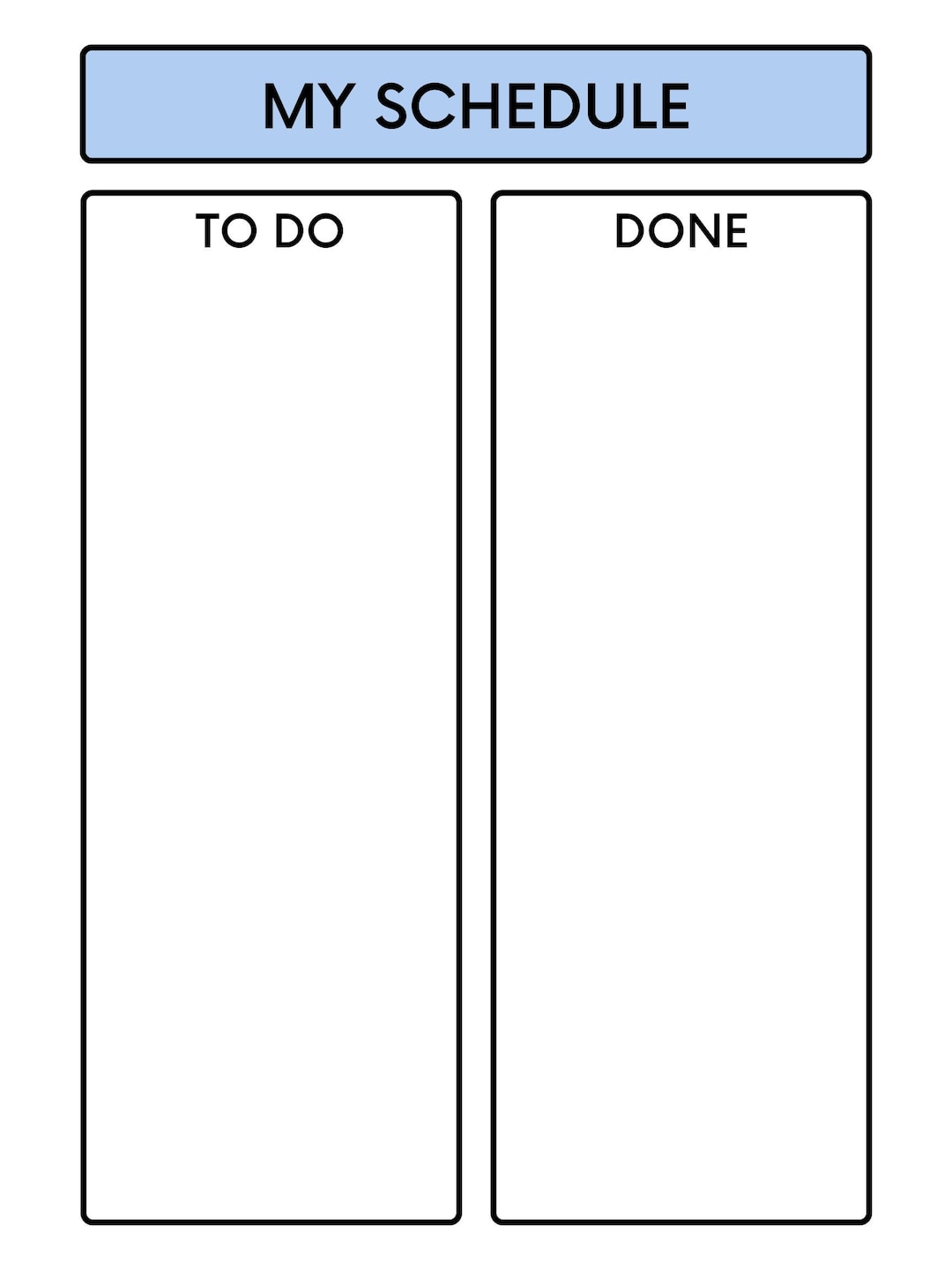 Visual Schedule - ABA, Autism - Etsy