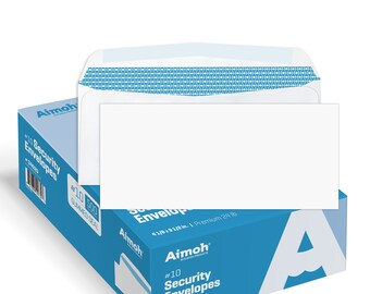 10 Envelopes No Window Quick-seal Security Tinted 20 Count - Etsy