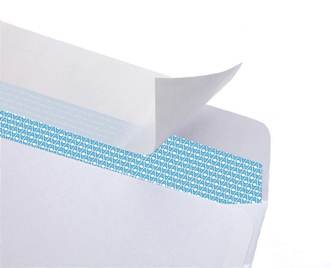10 Envelopes No Window Quick-seal Security Tinted 20 Count - Etsy