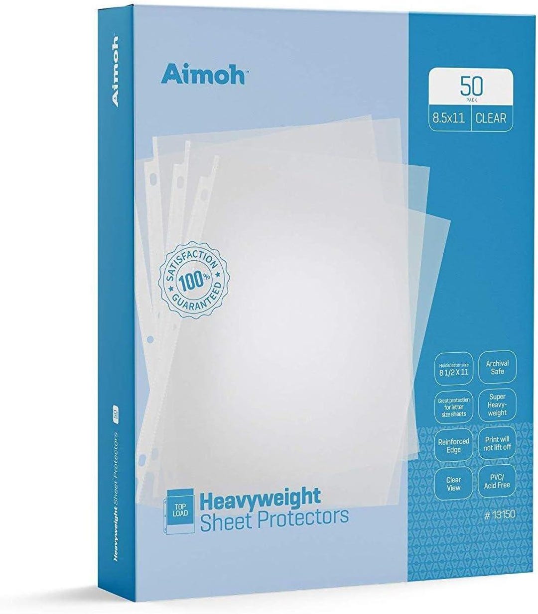 Clear Sheet Protectors, Heavyweight Presentation Sheet Protector ...