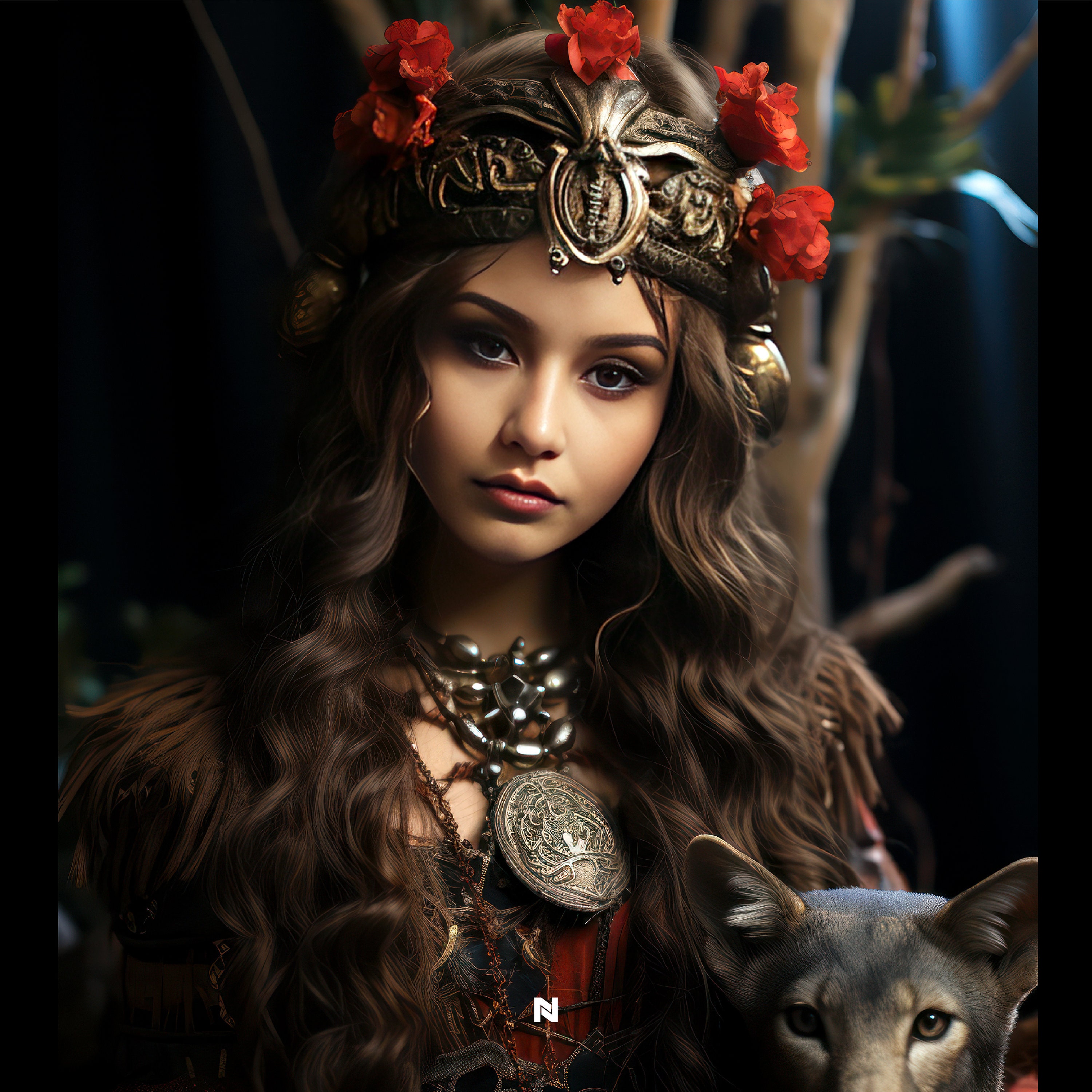 Hera & Lilith Goddesses Personalized Portrait - Mythological Artwork ...