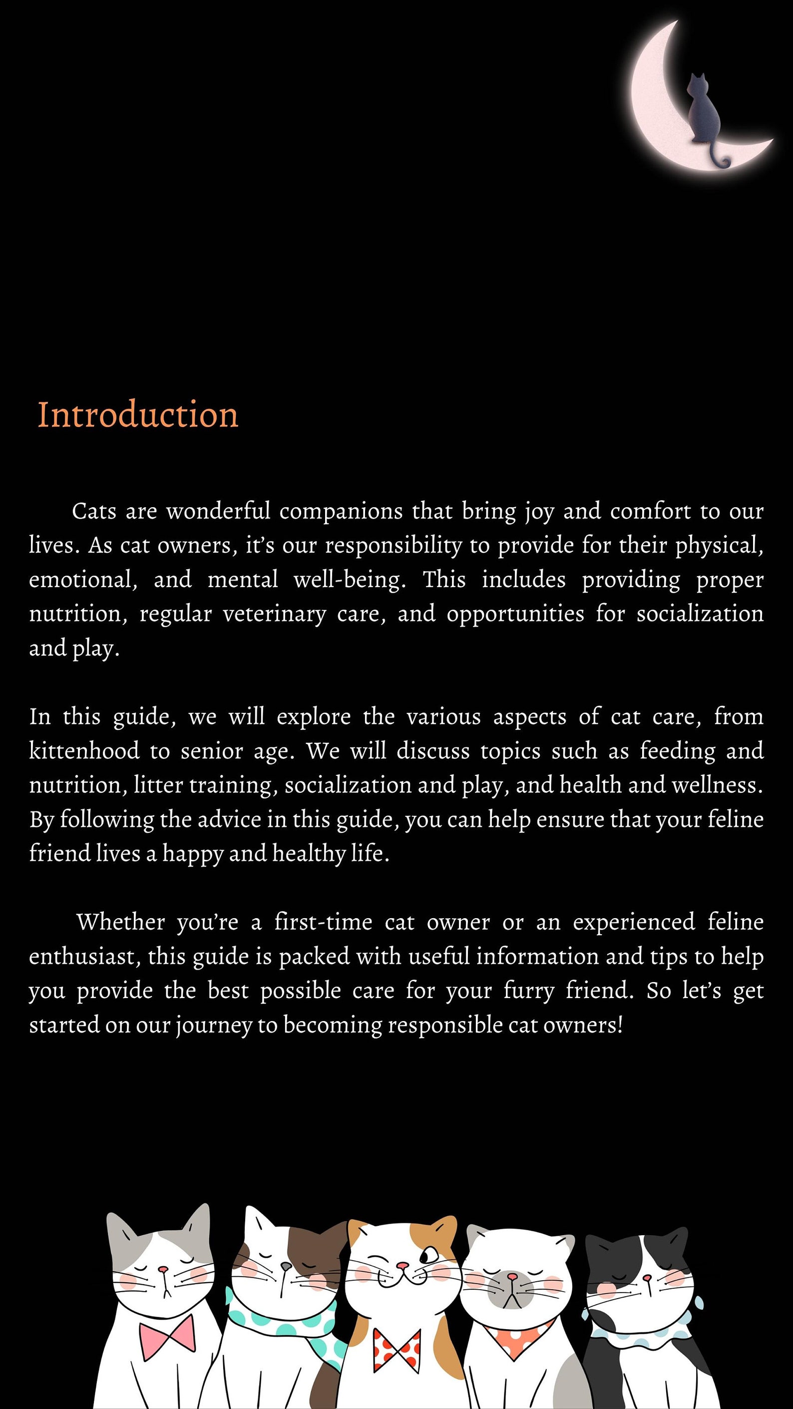 The Ultimate Guide to Cat Care: From Kitten to Senior. E-book, PDF Book ...