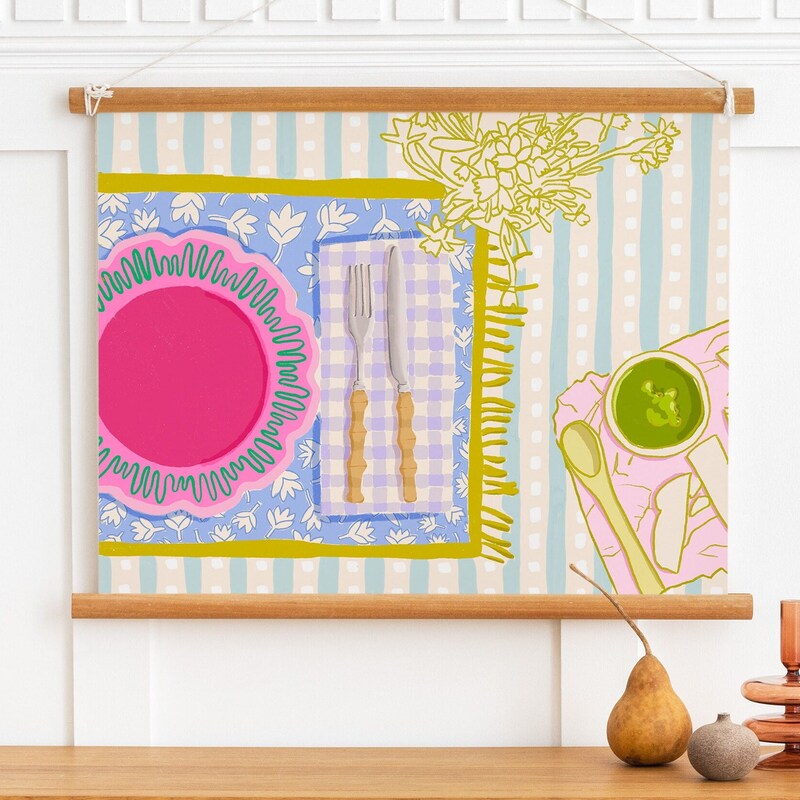 Colorful Kitchen Art - Etsy