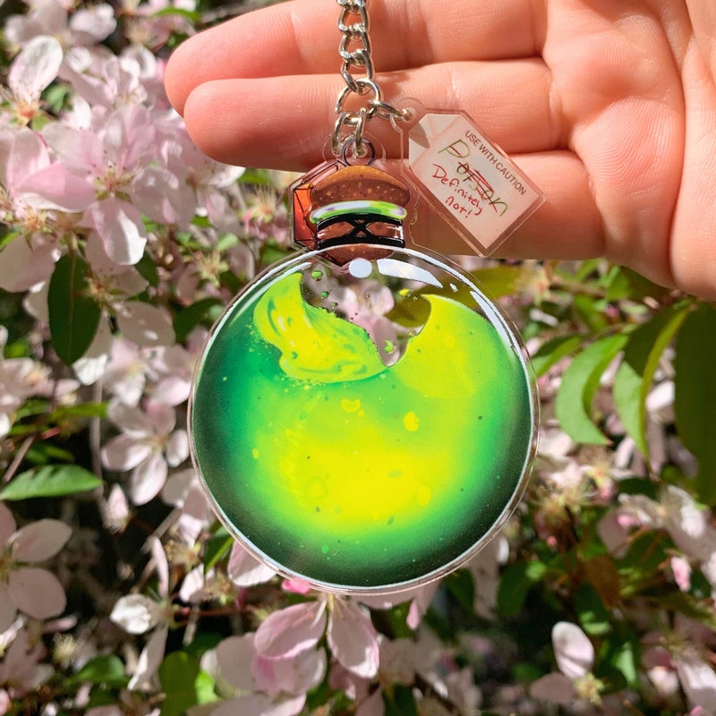 Keyring Potion Bottle - Etsy