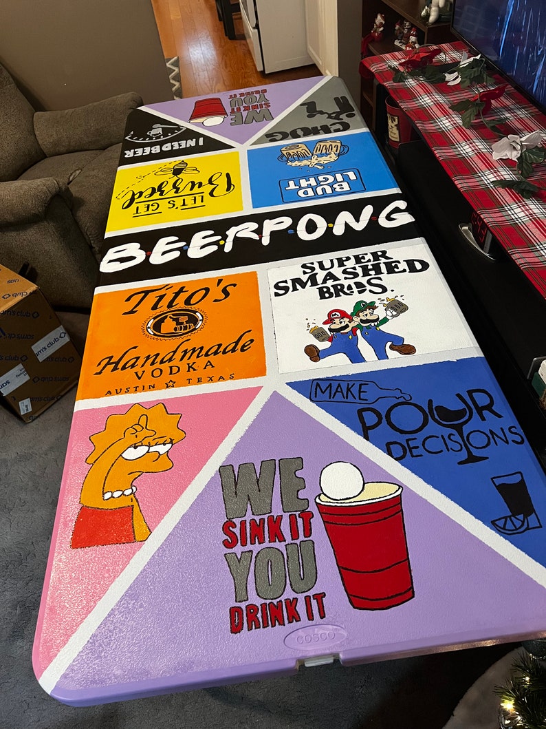 Custom Beerpong Table - Etsy