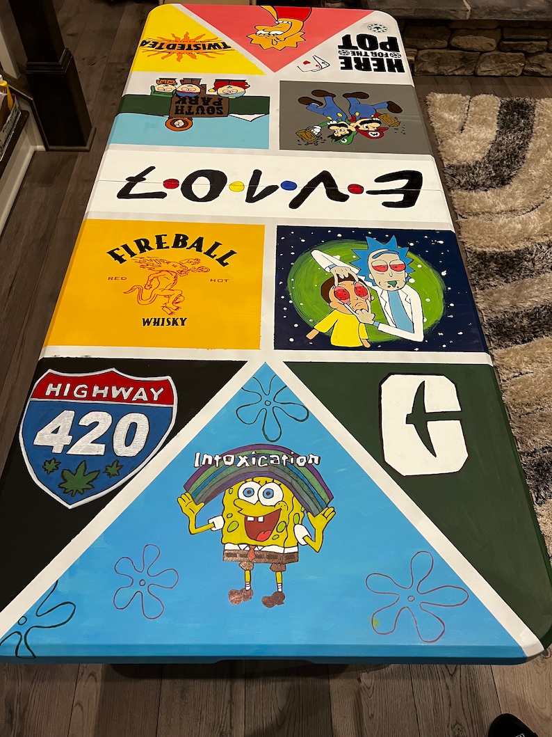 Custom Beerpong Table - Etsy