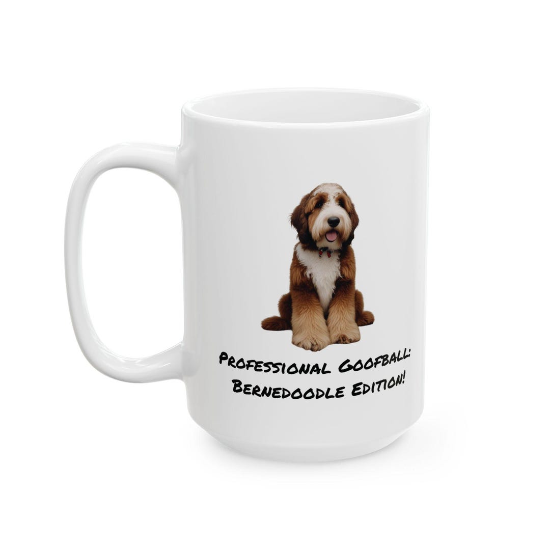 Bernedoodle 'professional Goofball' Ceramic Mug - Dog Lover Gift - Etsy