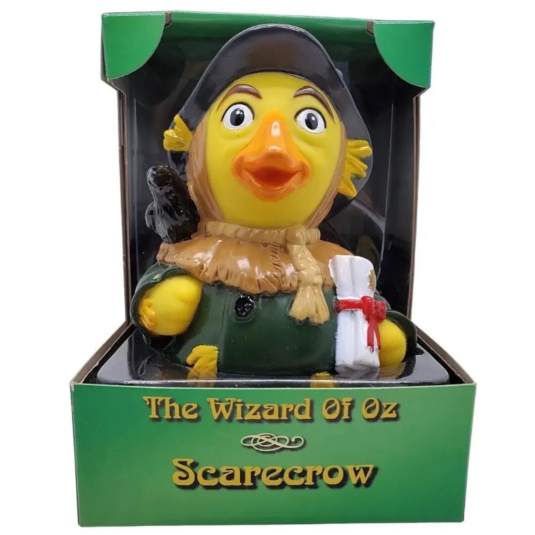 Scarecrow Rubber Duck Wizard of Oz Character, Celebriduck Collectable ...