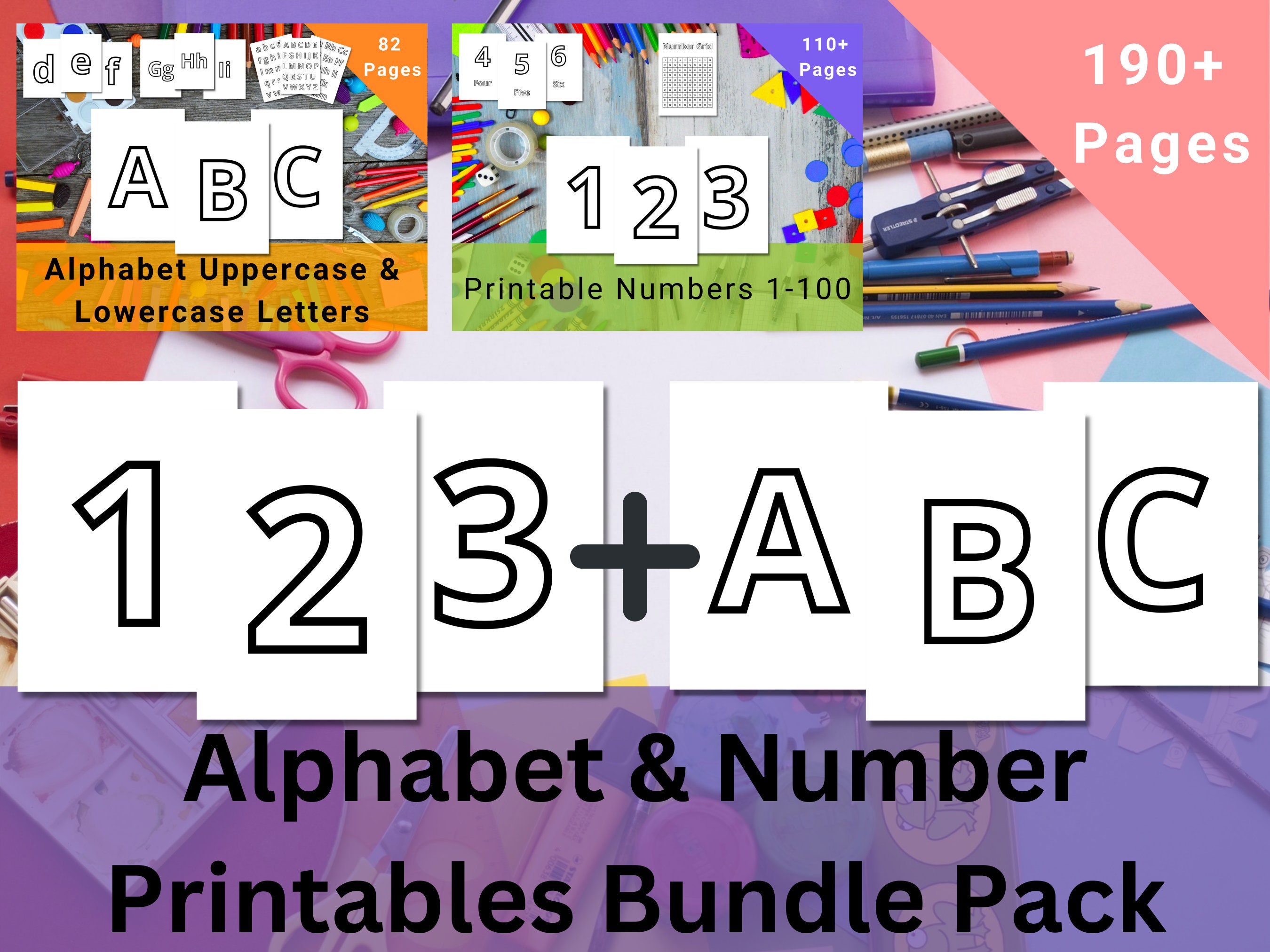 Imprimibles Abc Preescolar