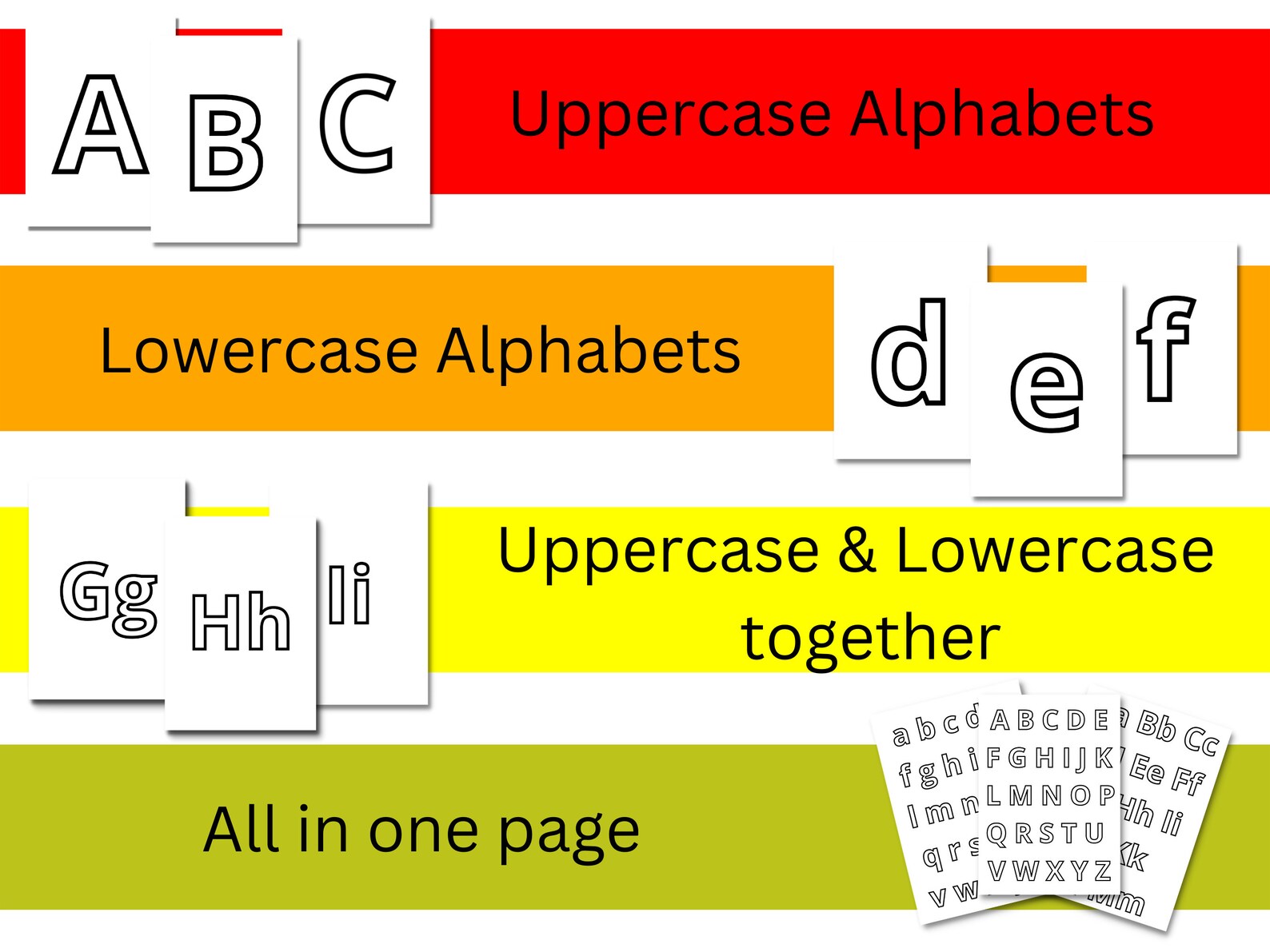 Printable Alphabet Uppercase Lowercase, English Alphabet Coloring Page ...