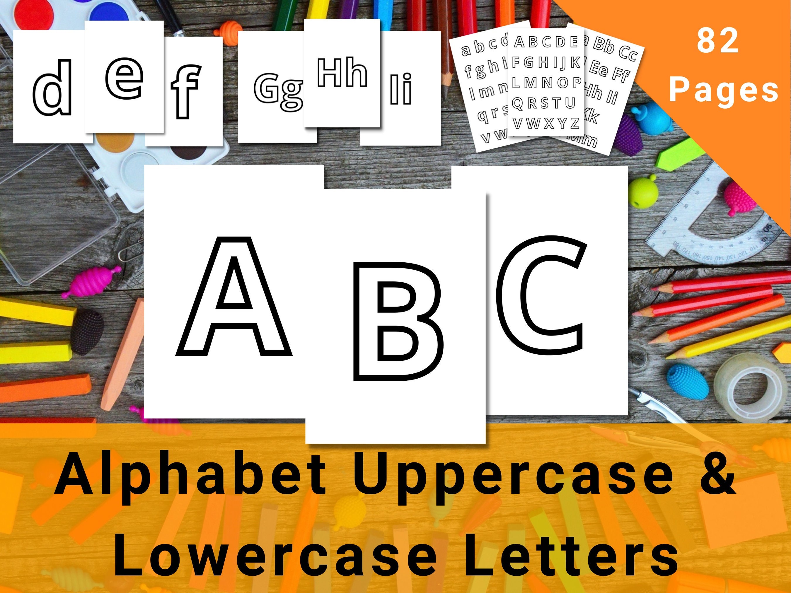 Printable Alphabet Uppercase Lowercase, English Alphabet Coloring Page ...
