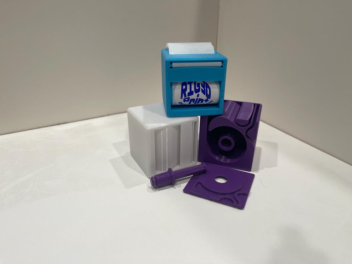 3D Printed 2" Sticker & Label Dispenser – Easy One-at-a-time Feed ...