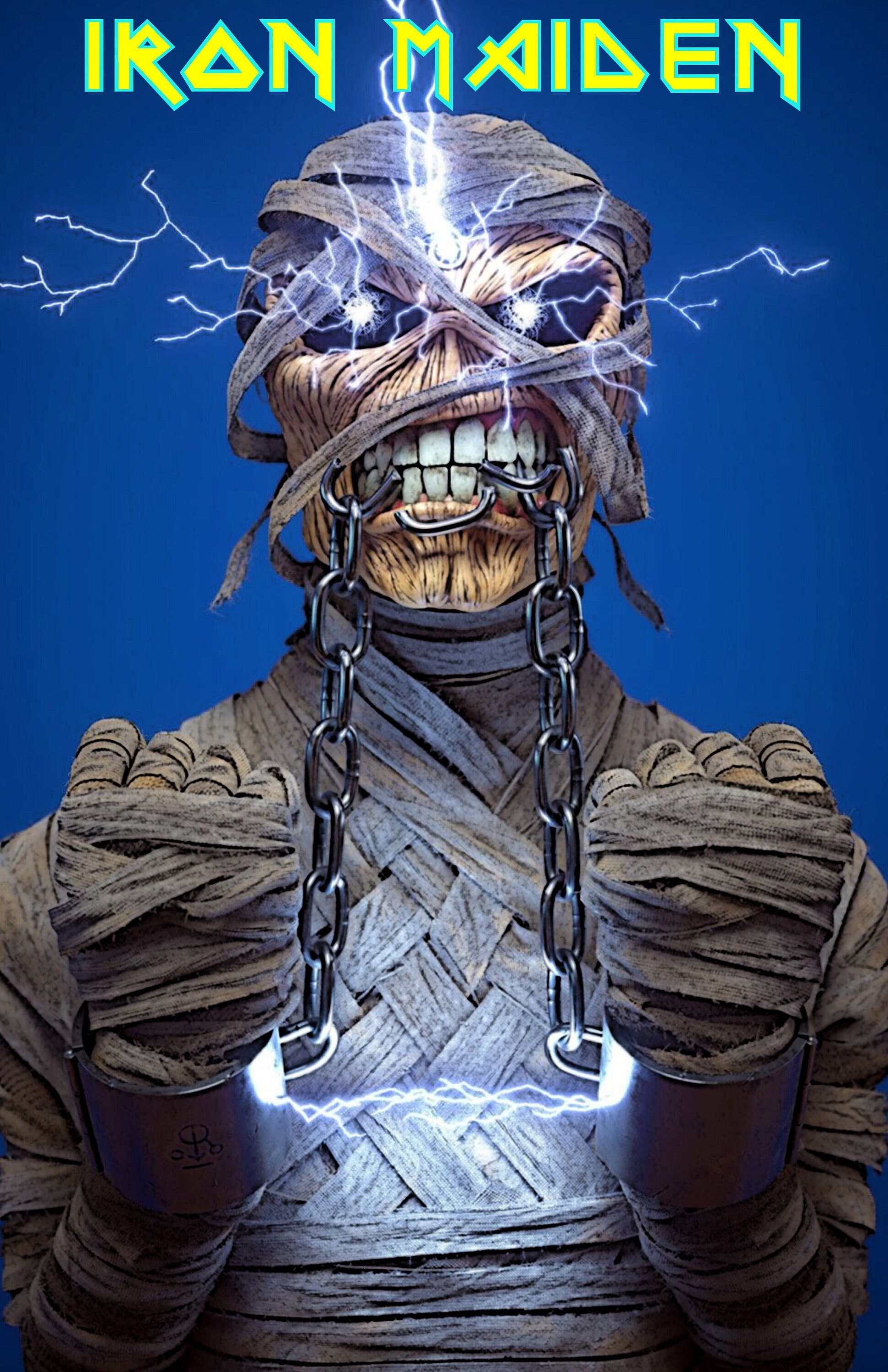 Iron Maiden Mummy Eddie Digital Print Poster 11x17 Instant Download