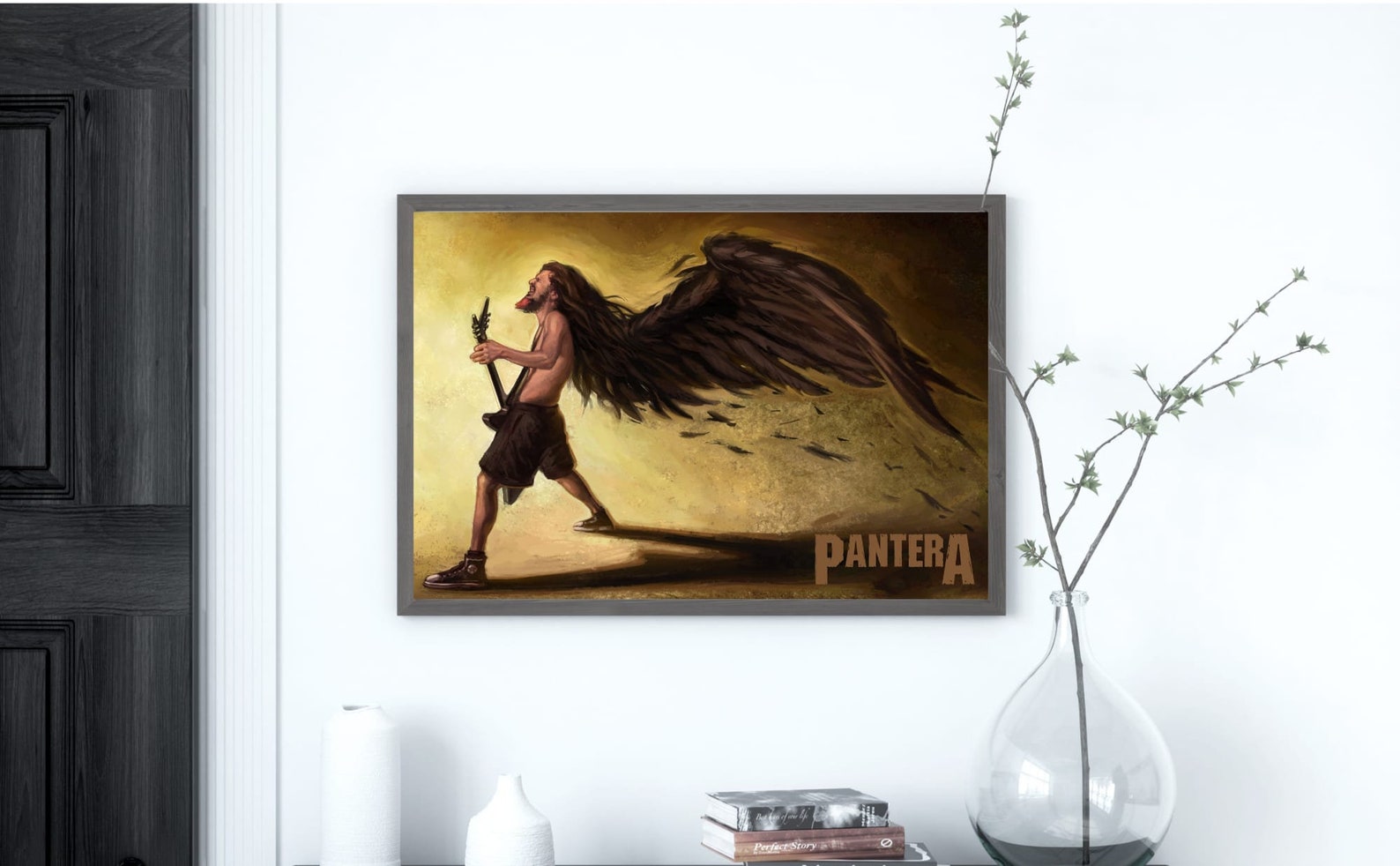 Dimebag Darrell Wings - Pantera Digital Poster (11x17) - Etsy