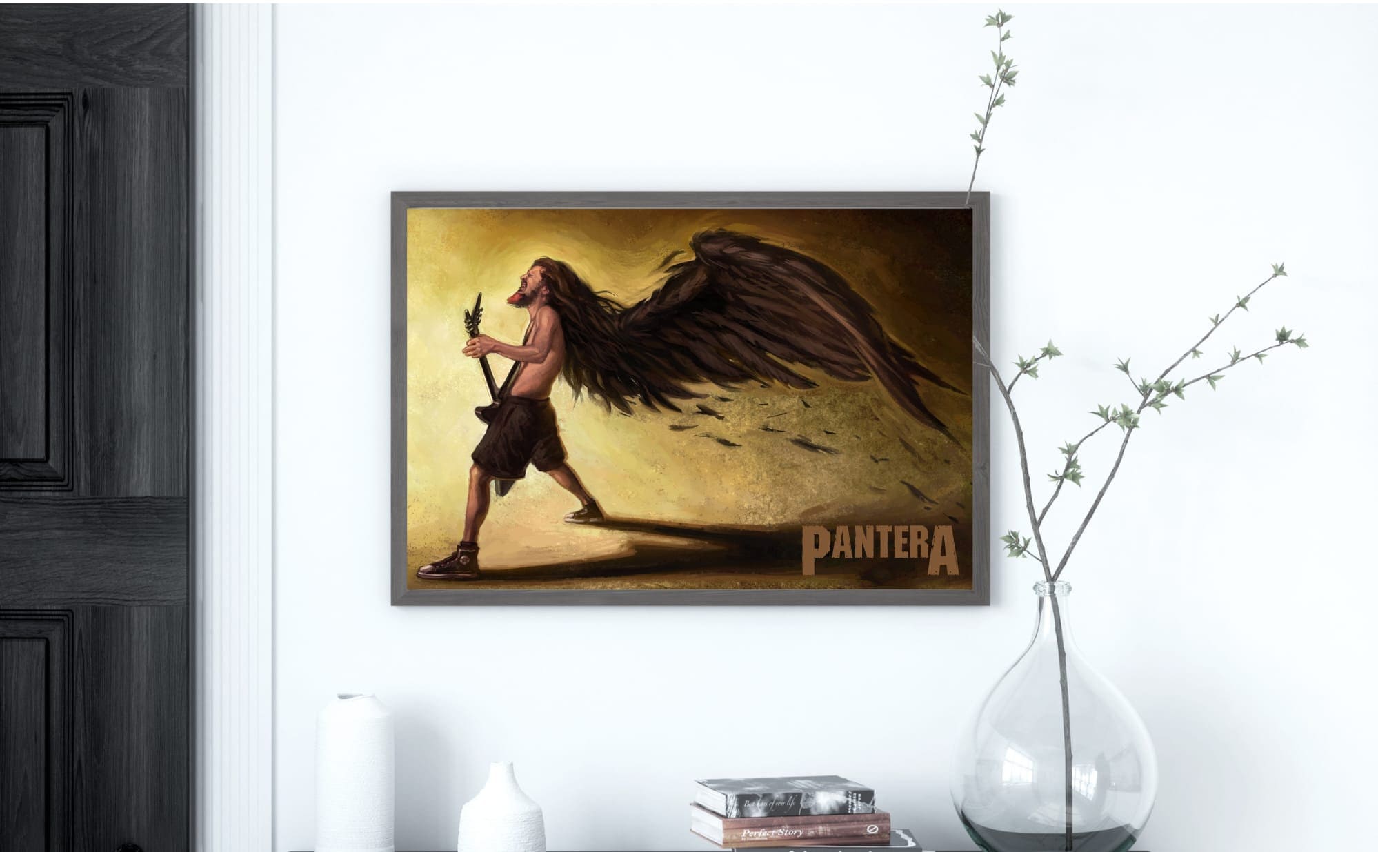 Dimebag Darrell Wings - Pantera Digital Poster (11x17) - Etsy