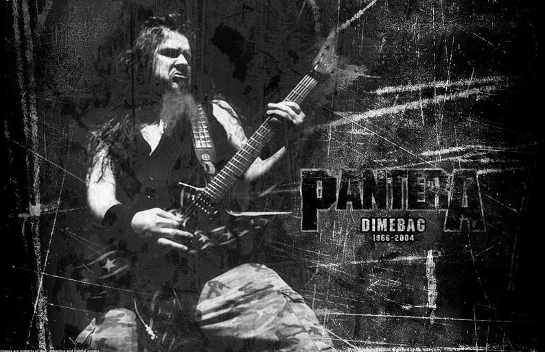 Dimebag Darrell - Pantera Digital Poster (11x17) - Etsy
