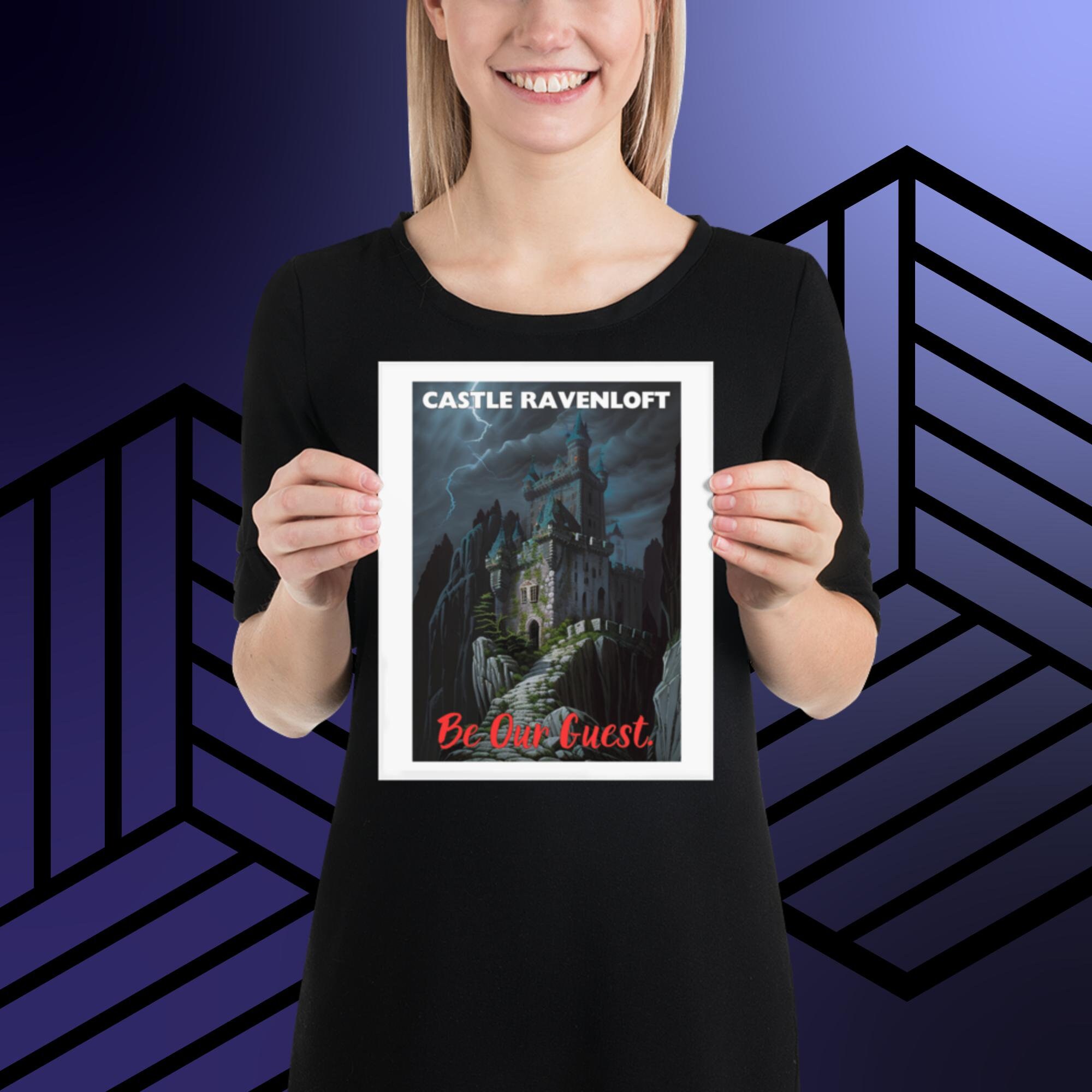 Castle Ravenloft Tourism Poster Barovia Ravenloft D&D Art - Etsy