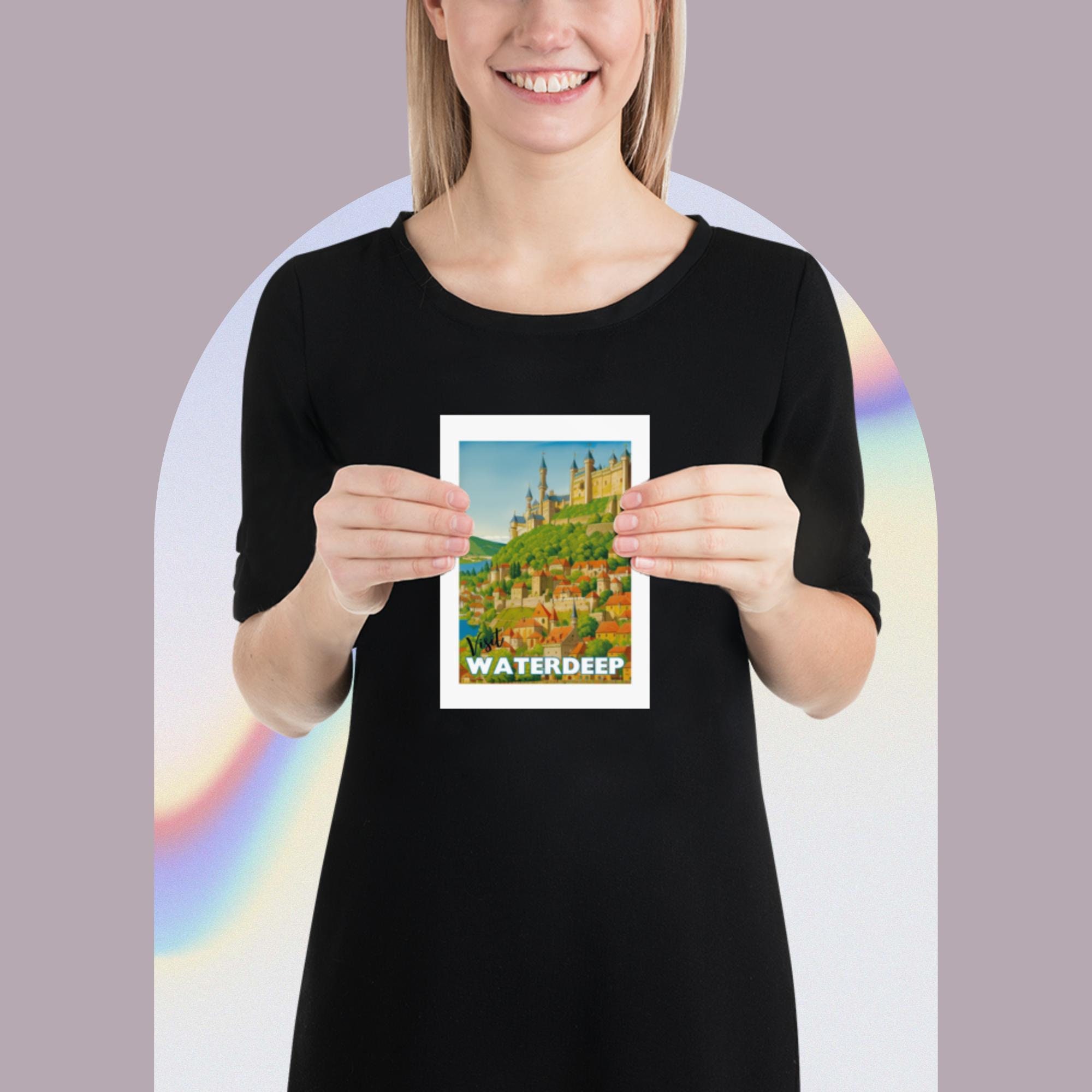 Waterdeep Tourism Poster Sword Coast D&D Art - Etsy