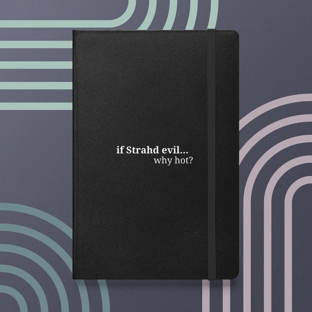 If Strahd Evil, Why Hot? - Hardcover Bound Notebook - Etsy