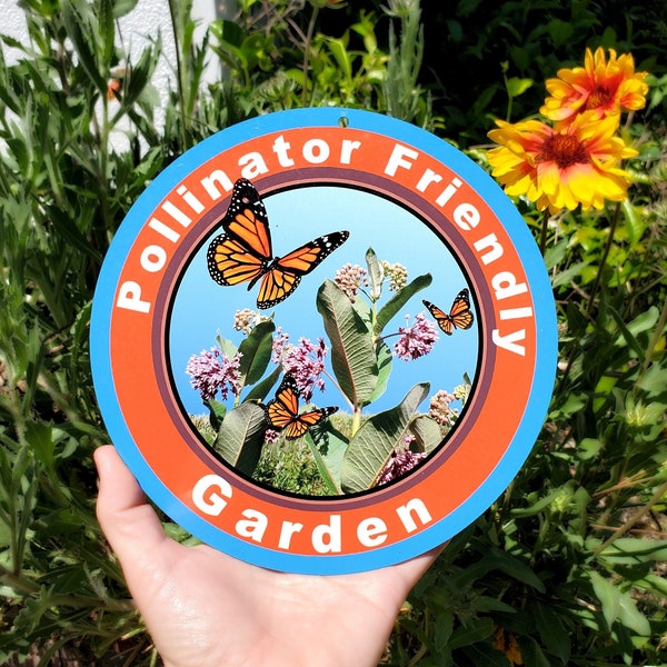 Pollinator Friendly Garden Sign - Etsy