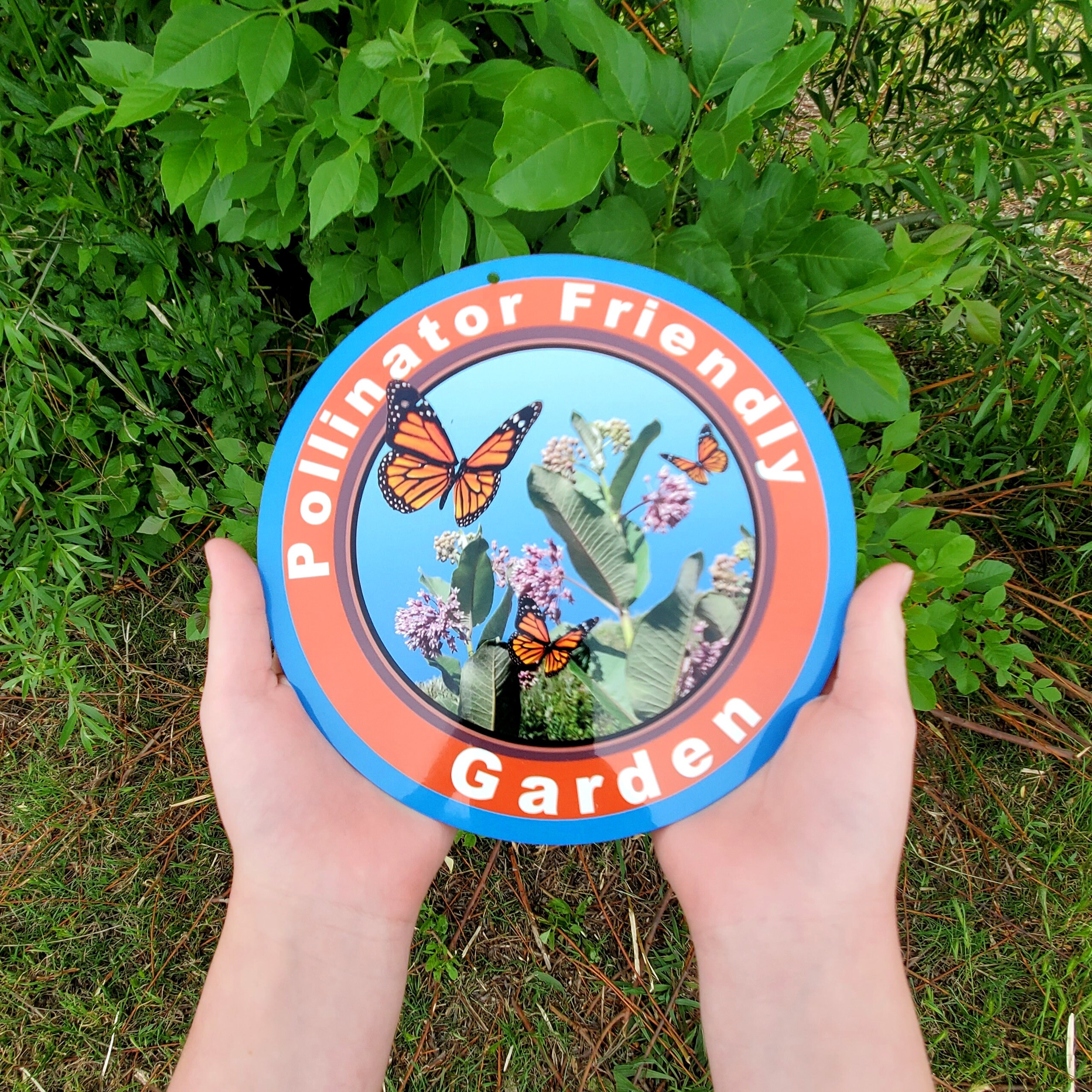 Pollinator Friendly Garden Sign Milkweed for Monarchs Sign Butterfly ...