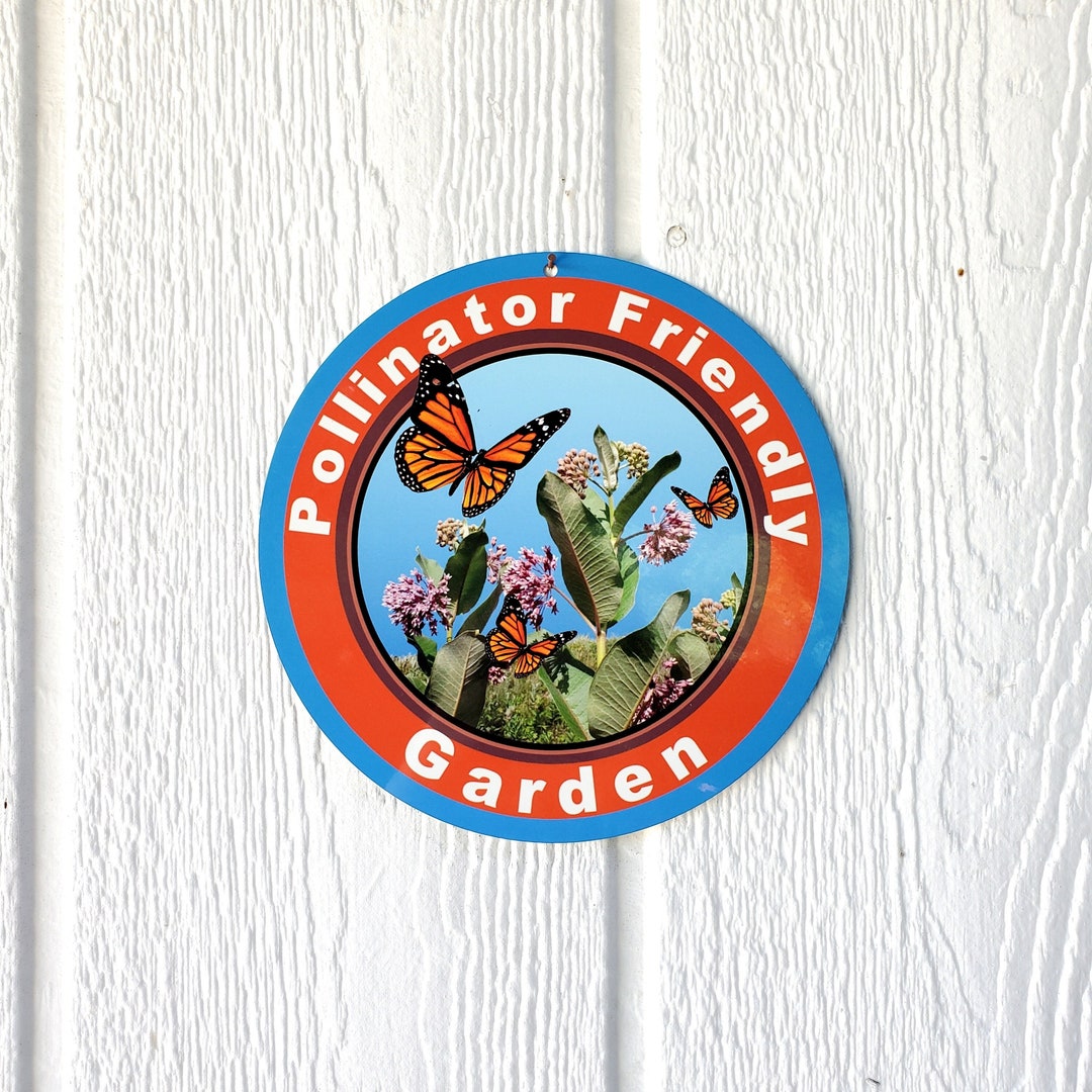 Pollinator Friendly Garden Sign | Milkweed for Monarchs Sign ...