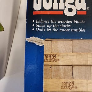 Original Vintage 1986 Jenga Game by Milton Bradley Hasbro - Etsy