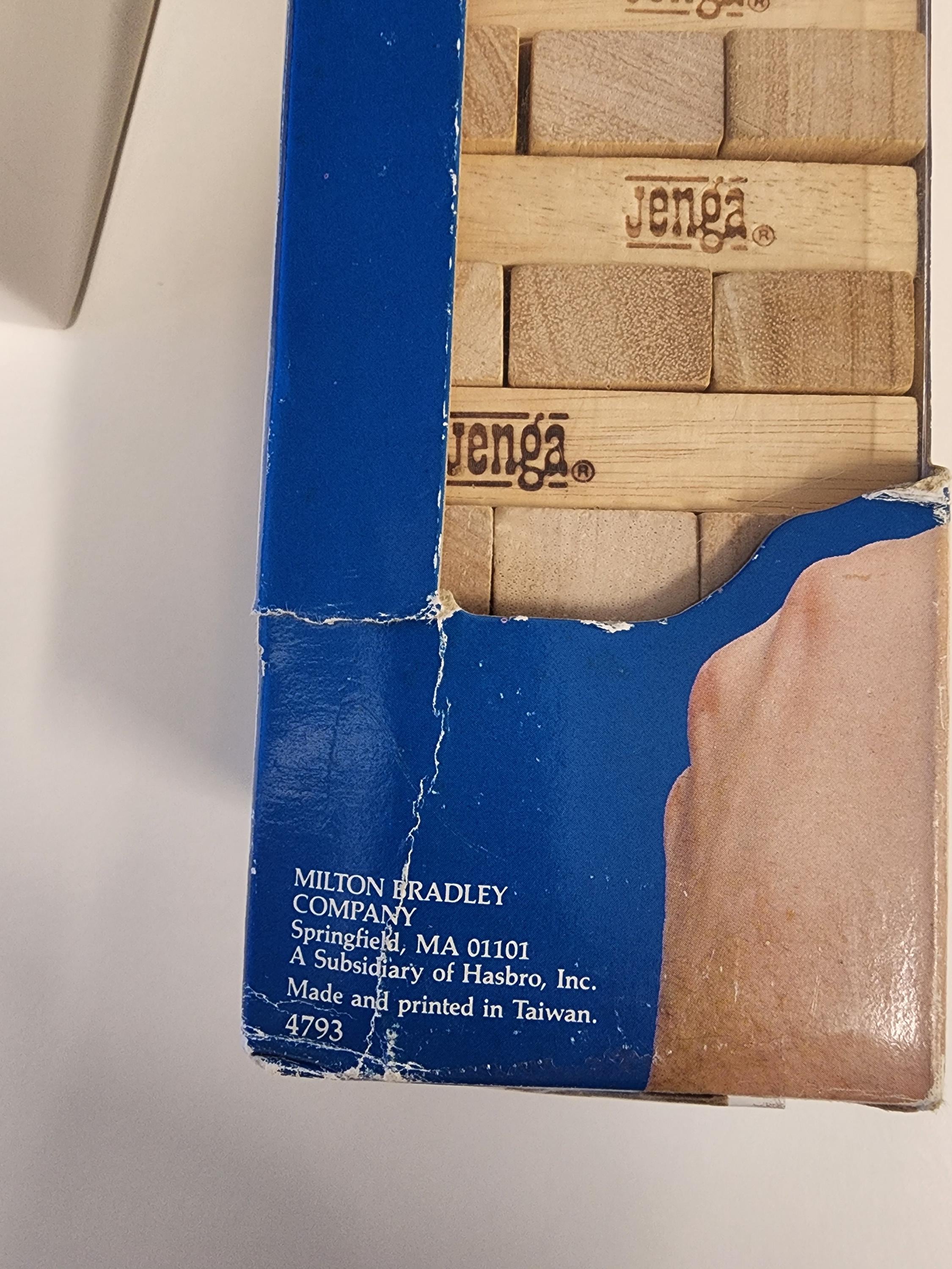 Original Vintage 1986 Jenga Game by Milton Bradley Hasbro - Etsy