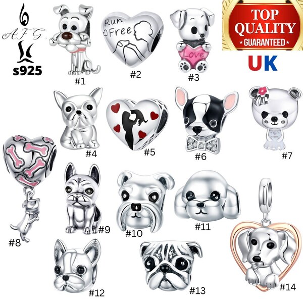 Dog Charm Bracelet - Etsy