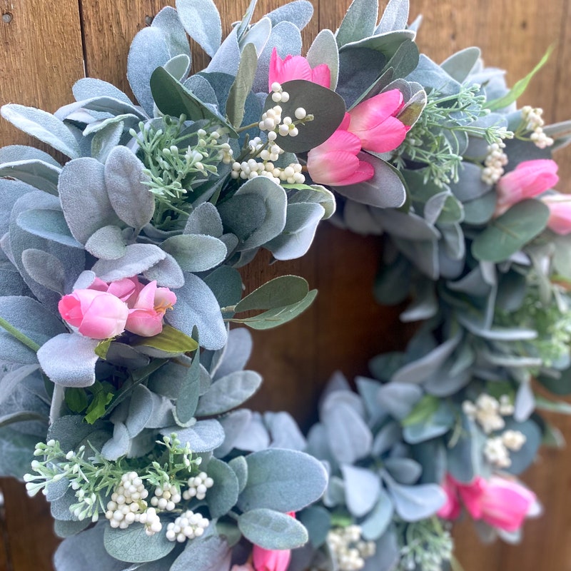 Farmhouse Spring Wreath - Etsy