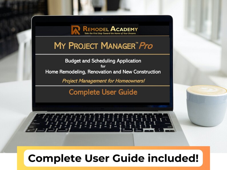 MY PROJECT MANAGER Pro | Home Renovation Planner | Excel Spreadsheet ...